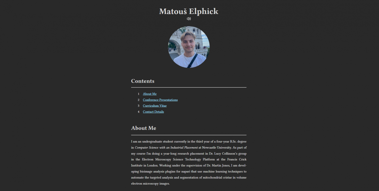 9 great personal academic website examples - Acamedia.uk